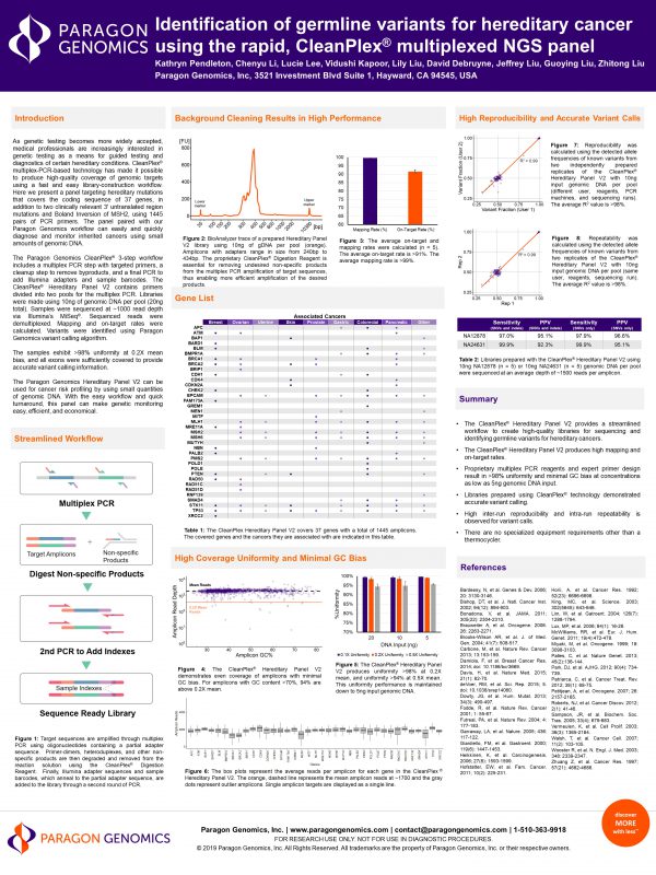 Conference Posters | Paragon Genomics