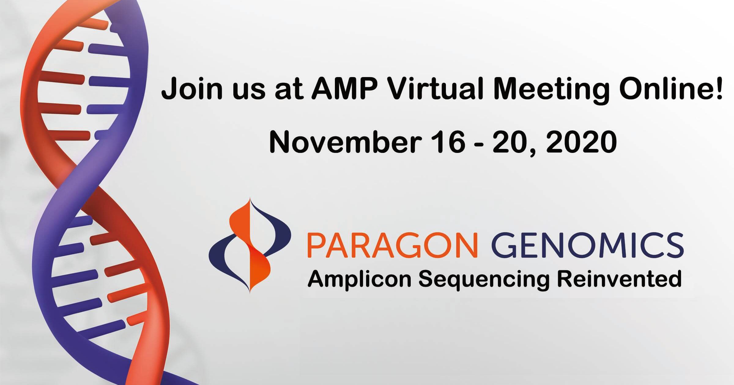 Event - AMP Virtual Meeting 2020 | Paragon Genomics